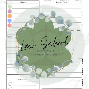 Law School Planner and Organizer - Etsy