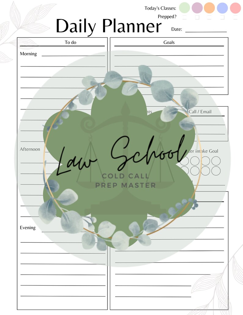 Law School Planner and Organizer - Etsy