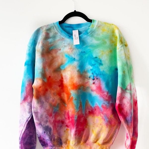 Tie Dye Sweatshirt - Etsy