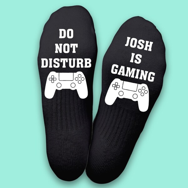 Kids Gaming Socks - Etsy