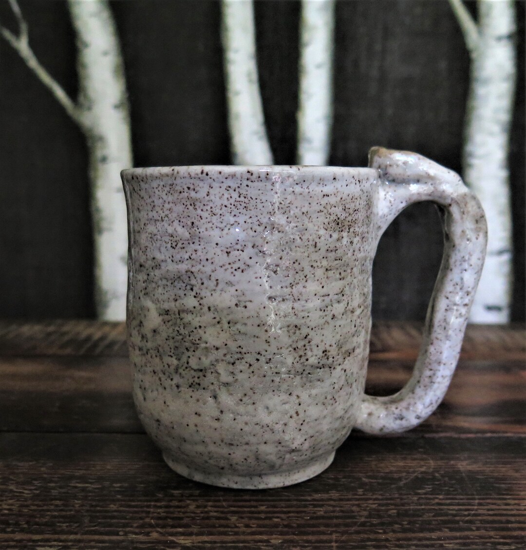 Artisan Pottery Birch Mug - Etsy