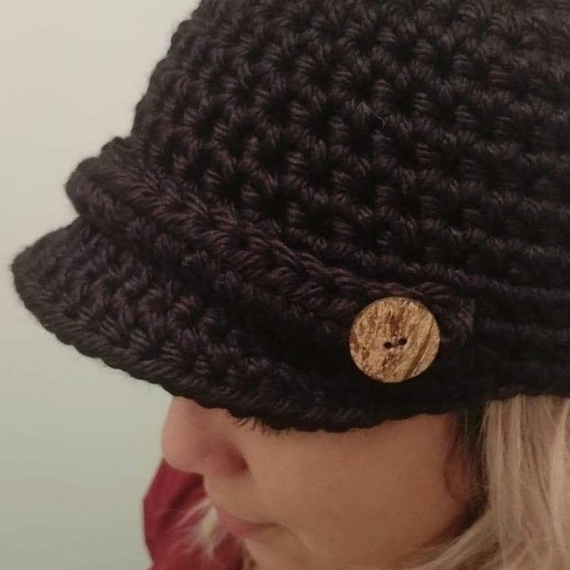 Crochet Button Hat - Etsy