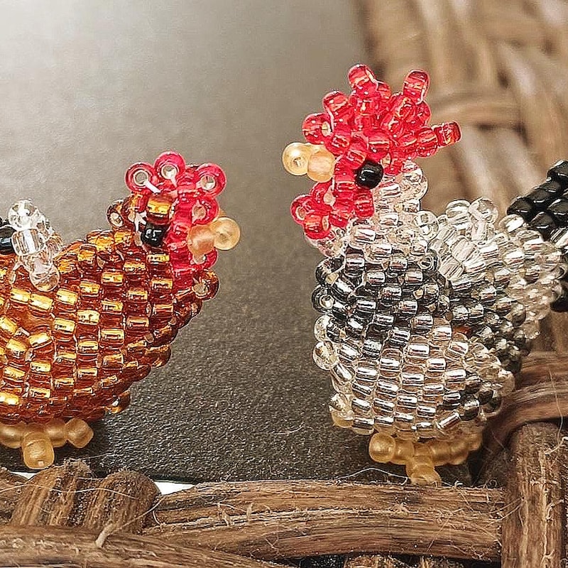 Beaded Rooster Pattern - Etsy