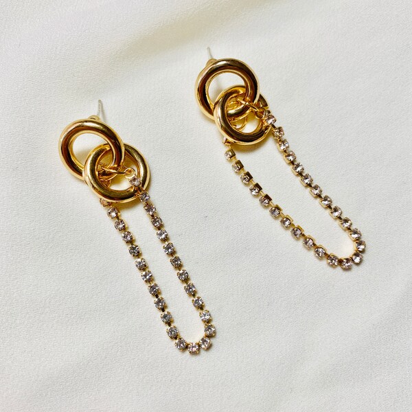 Chain Drop Earrings - Etsy