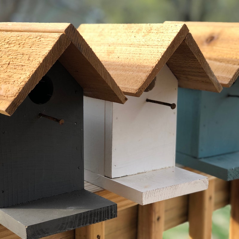 Wood Birdhouse - Etsy