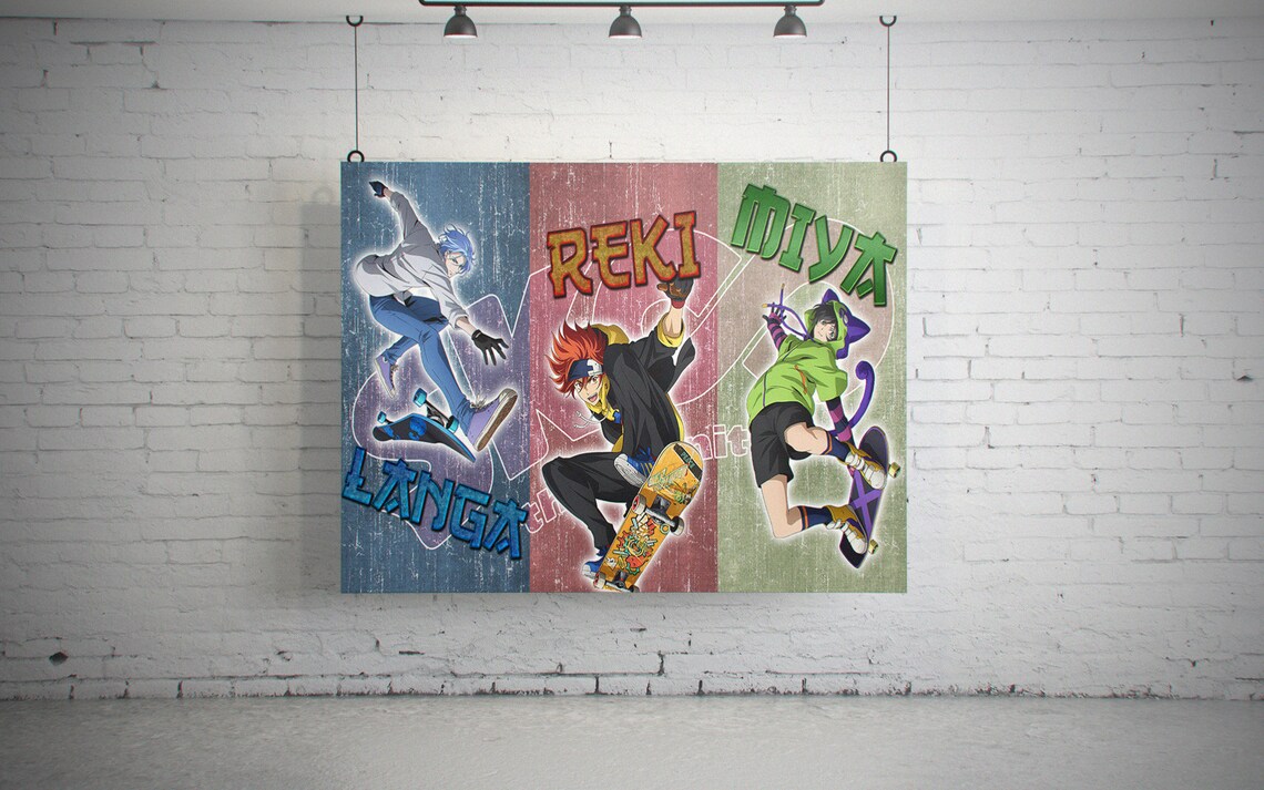 SK8 the Infinity Anime Poster Digital File PNG HQ 30x50sm Skate the ...