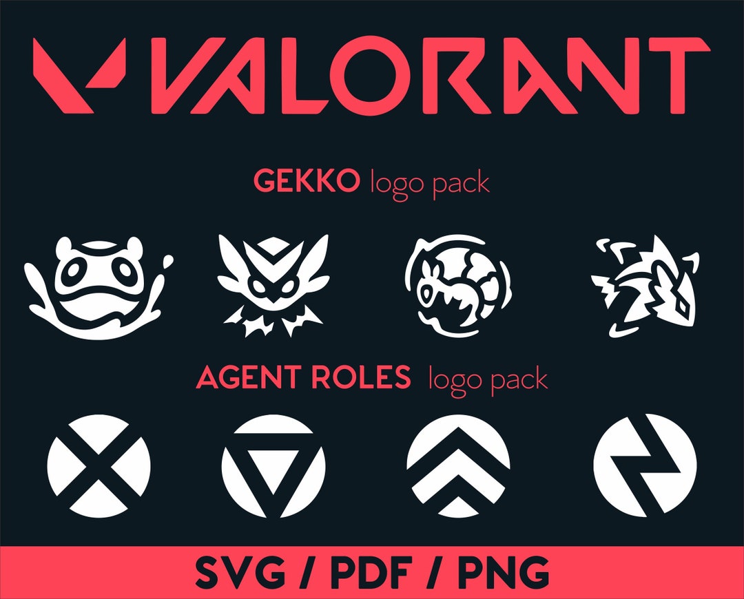 Valorant Gekko Agent SVG PNG PDF Abilities Agent Roles Download Vector ...