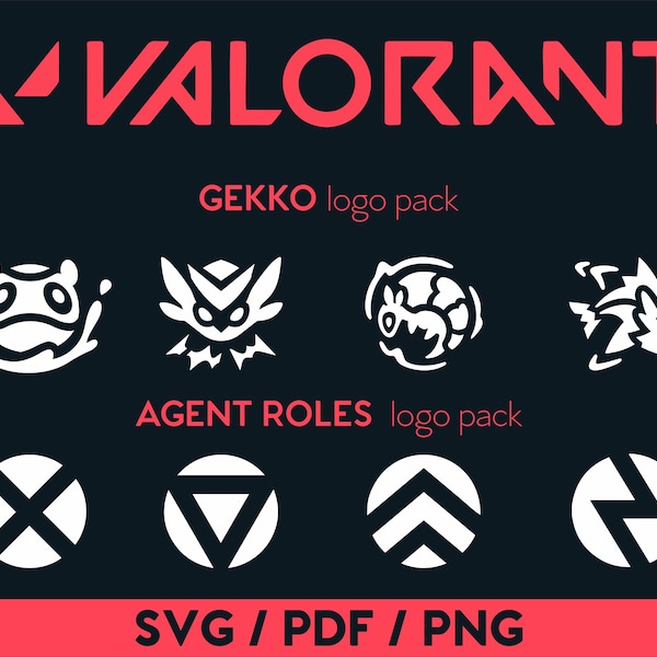 Valorant Agent Icons - Etsy UK