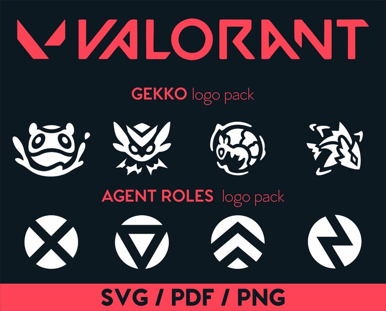 Valorant Gekko Agent SVG PNG PDF Abilities Agent Roles Download Vector ...