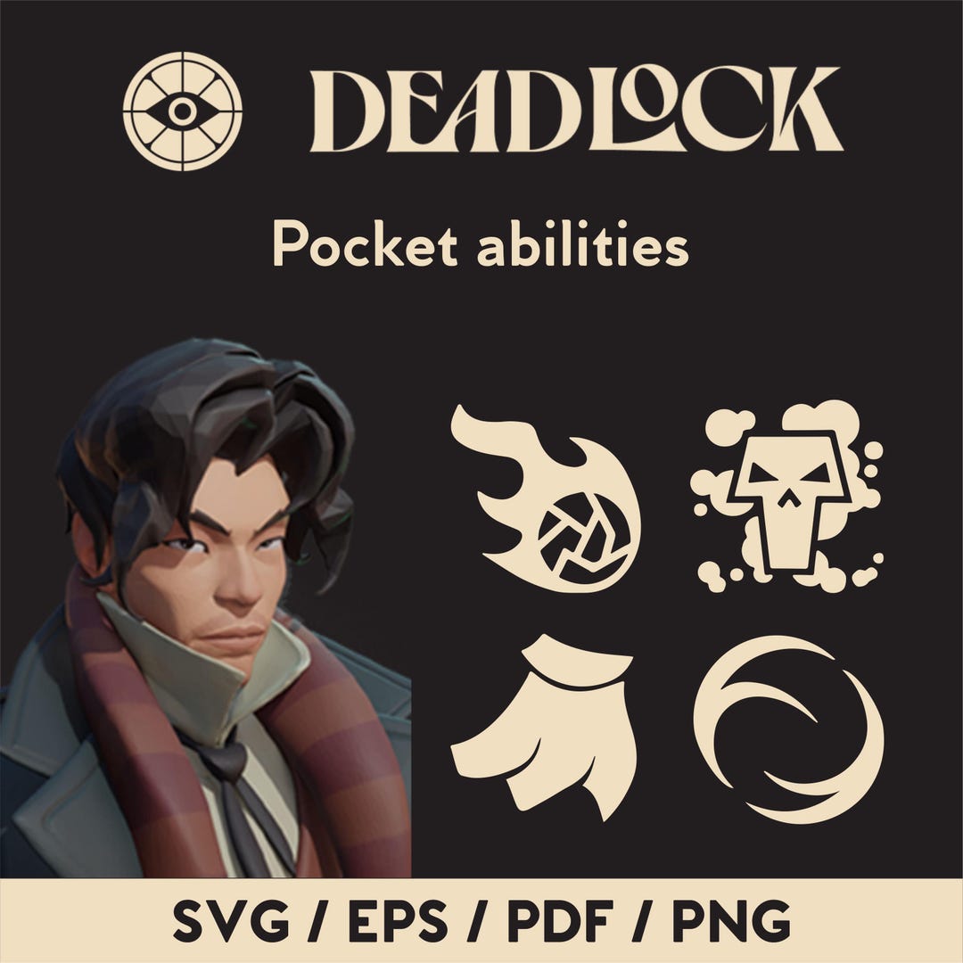 Pocket Deadlock SVG EPS Vector Download | Pocket Logo Pack | Pocket ...