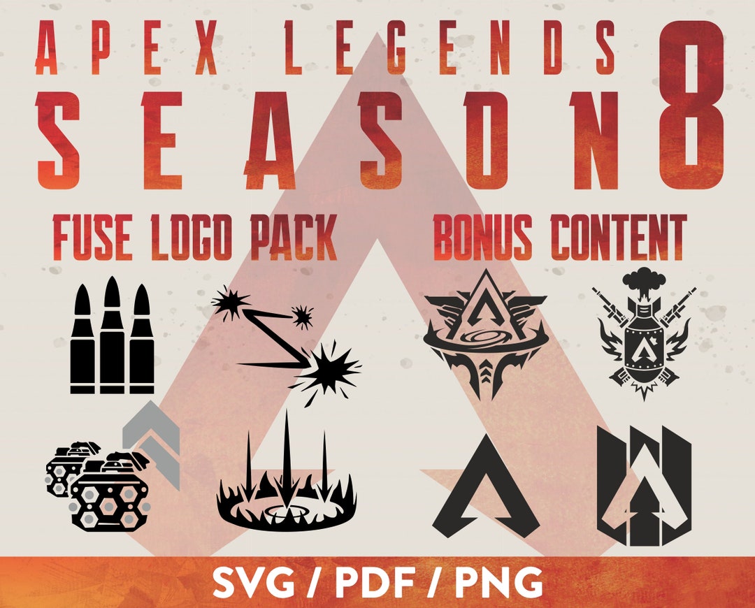 Apex Legends SVG Fuse Season 8 Download | Vector Logo Pack | Fuse ...