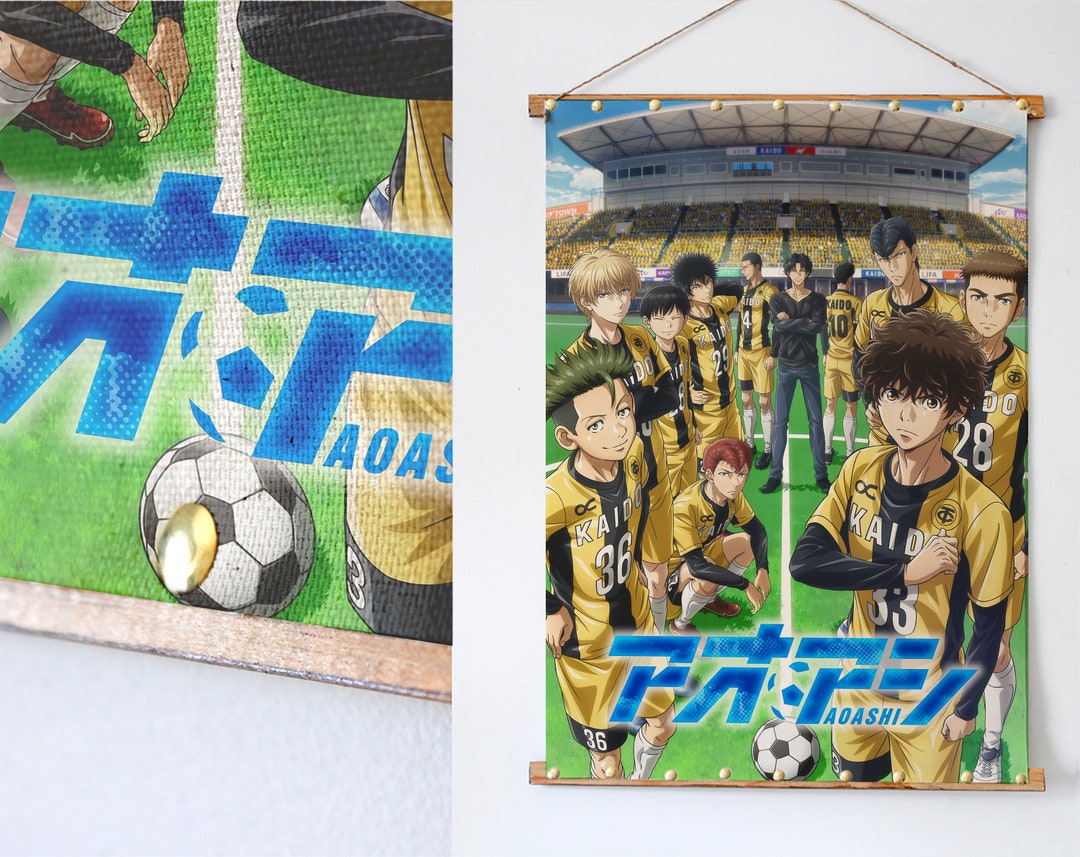 Aoashi Poster Canvas Anime Poster Soccer Ao Ashi Manga Ashito Aoi ...