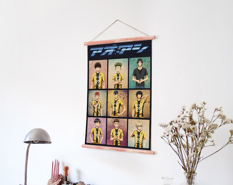 Ao Ashi Anime Poster Soccer Aoashi Manga Birthday Gift Canvas - Etsy