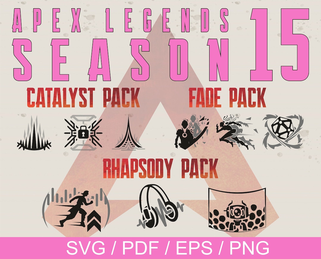 Apex Legends SVG Catalyst Season 15 Download Vector Logo Pack Apex ...
