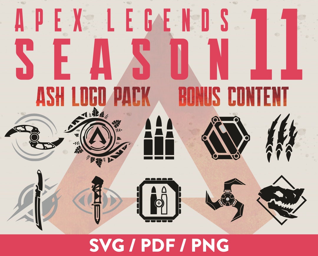 Apex Legends ASH SVG Download Vector Logo Pack Season 11 Escape Ash Dr ...