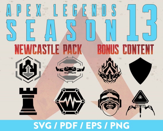 Apex Legends SVG NEWCASTLE Season 13 Download Vector Logo - Etsy