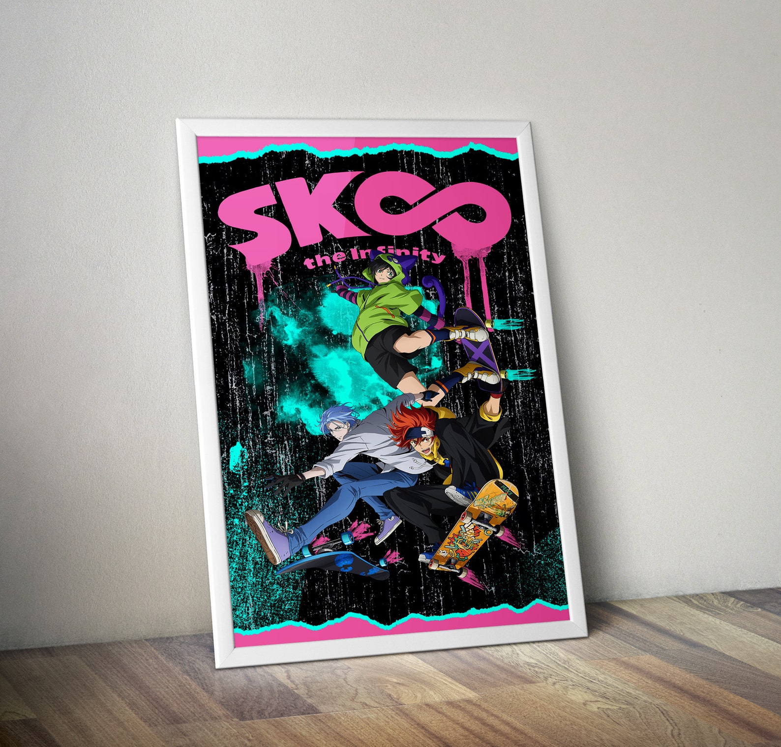 SK8 the Infinity Anime Poster Digital File PNG HQ 30x50sm Skate the ...