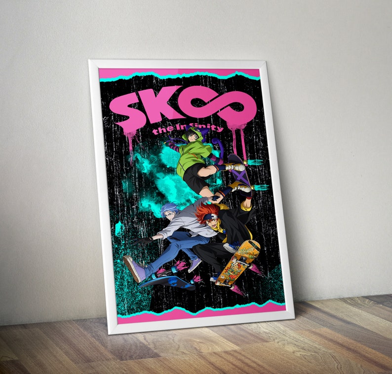 SK8 the Infinity Anime Poster Digital File PNG HQ 30x50sm Skate the ...