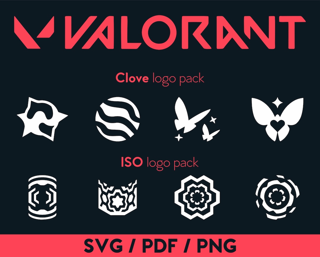 Valorant Clove Iso Agent SVG PNG PDF Abilities Agent Roles Download ...