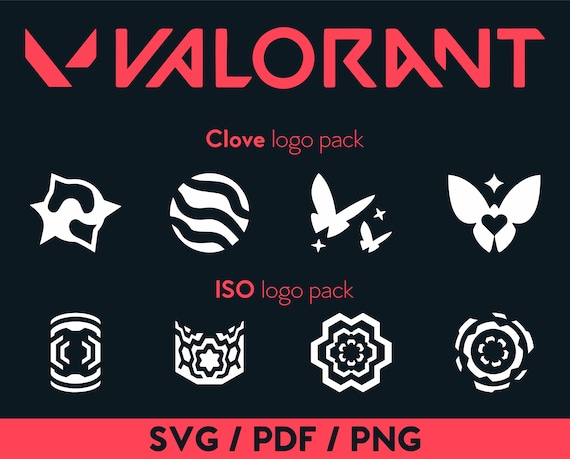 Valorant SVG, Valorant Agents, Valorant Logo Pack, Vaorant, Valorant ...