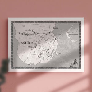 Poppy War Map, Dragon Republic Map Burning God Map, Map of Nikan ...