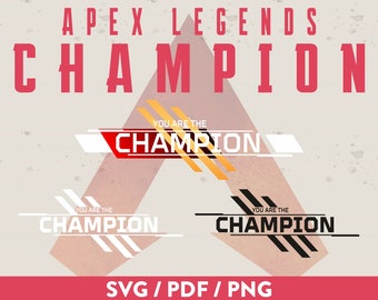 Apex Legends Vector Logo Rank Logos Pack Digital SVG | Etsy