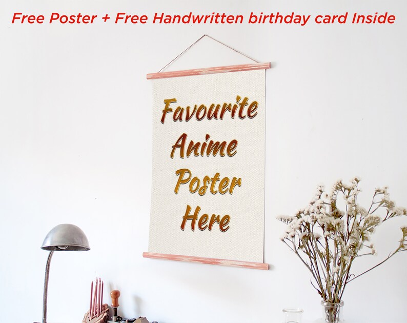 Anime Poster Custom Manga Canvas Print Birthday Present Anime - Etsy
