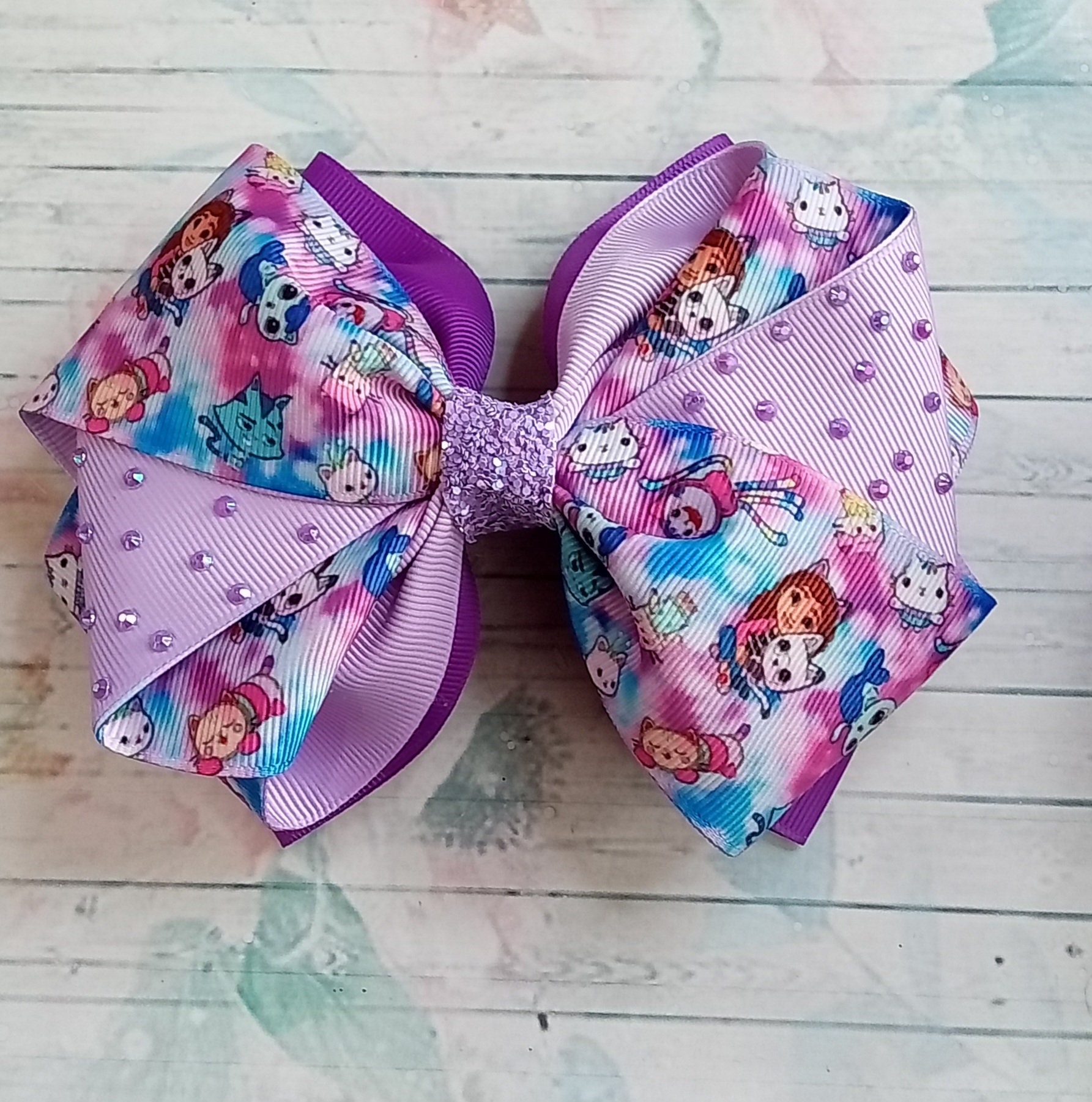 Gabbys Dollhouse, Gabby's Dollhouse Bow, Set Bows, Pairs of Bows, Bows ...