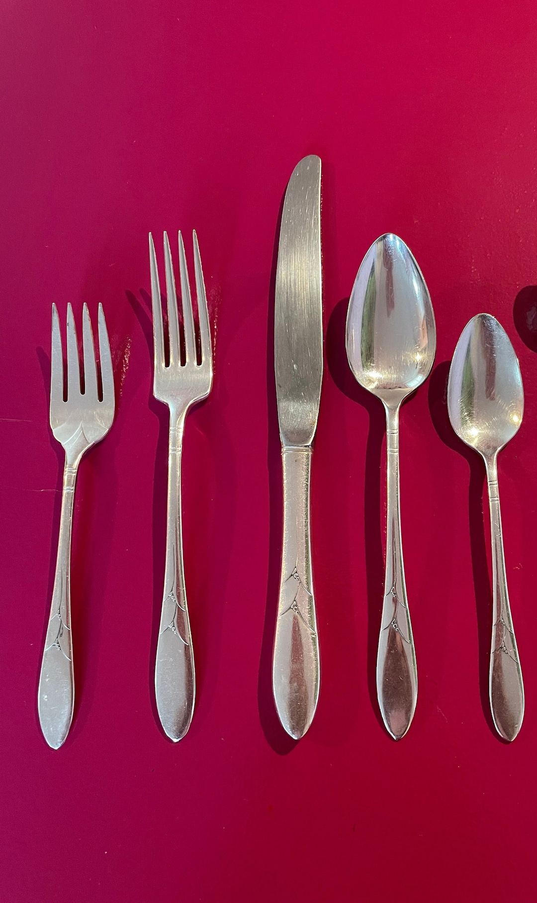 Vintage Lady Hamilton Silver Plated Flatware From the 1940s - Etsy
