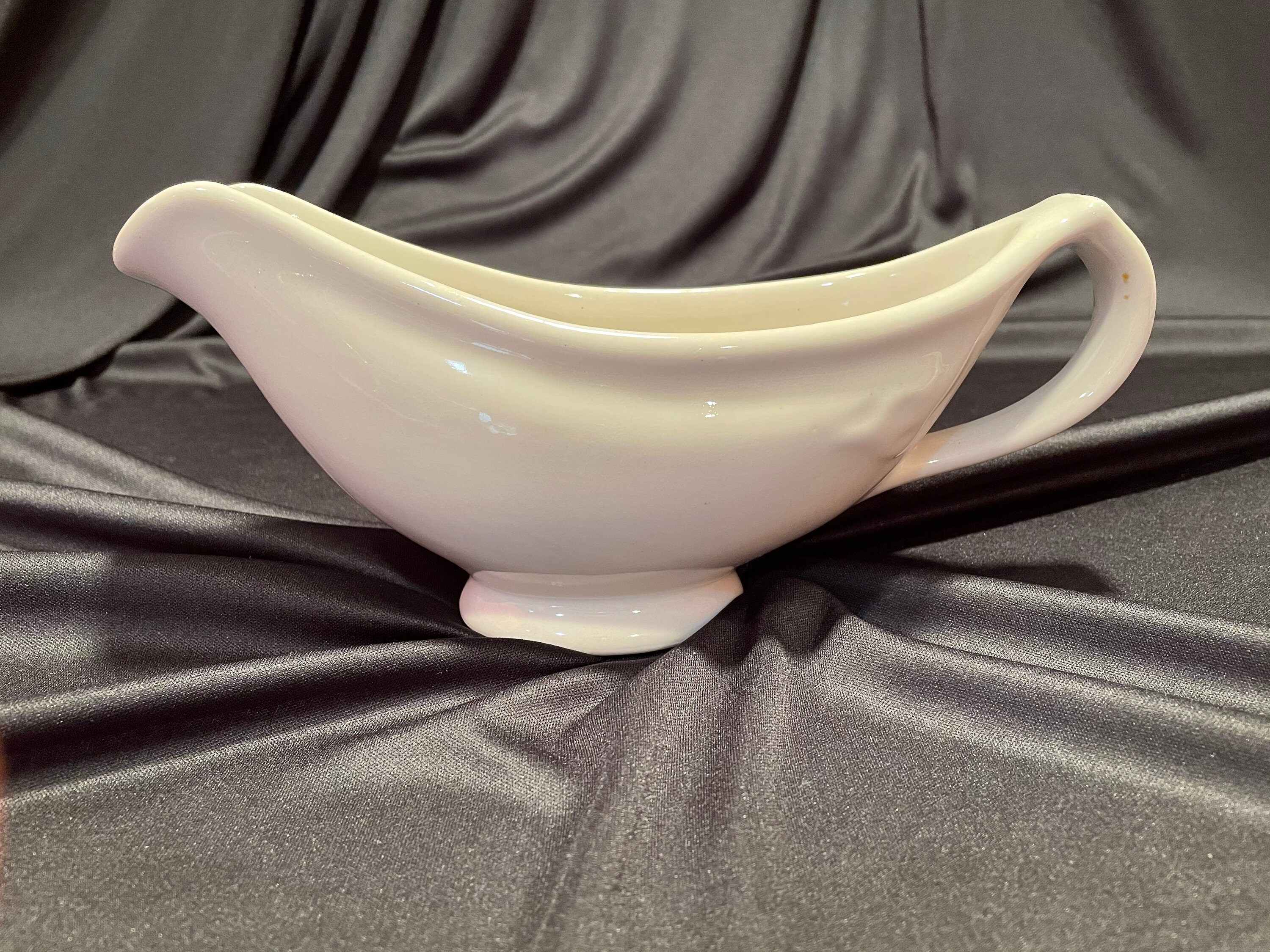 Vintage TEPCO USA China White Restaurant Ware Gravy Boat - Etsy