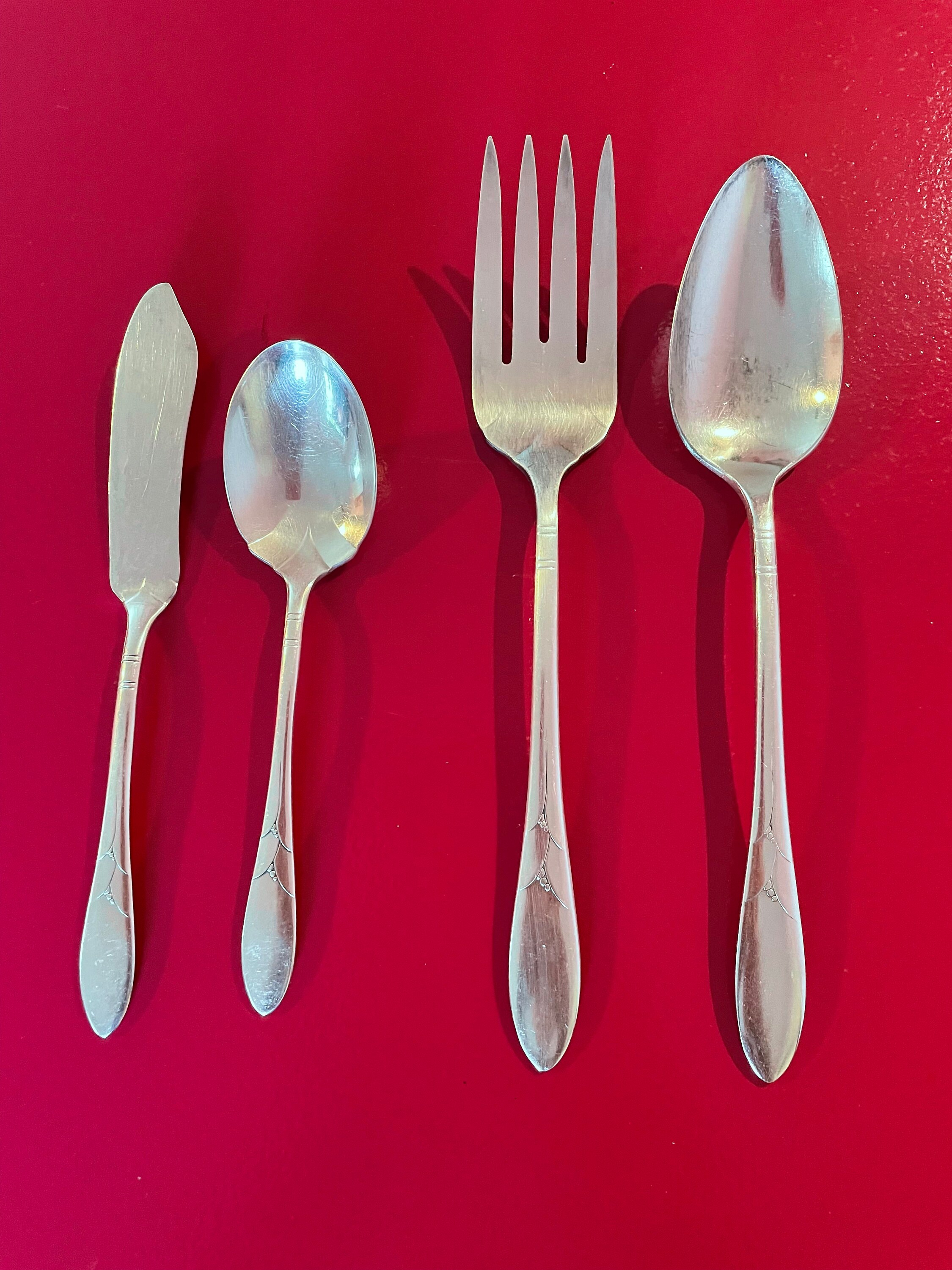 Vintage Lady Hamilton Silver Plated Flatware From the 1940s - Etsy