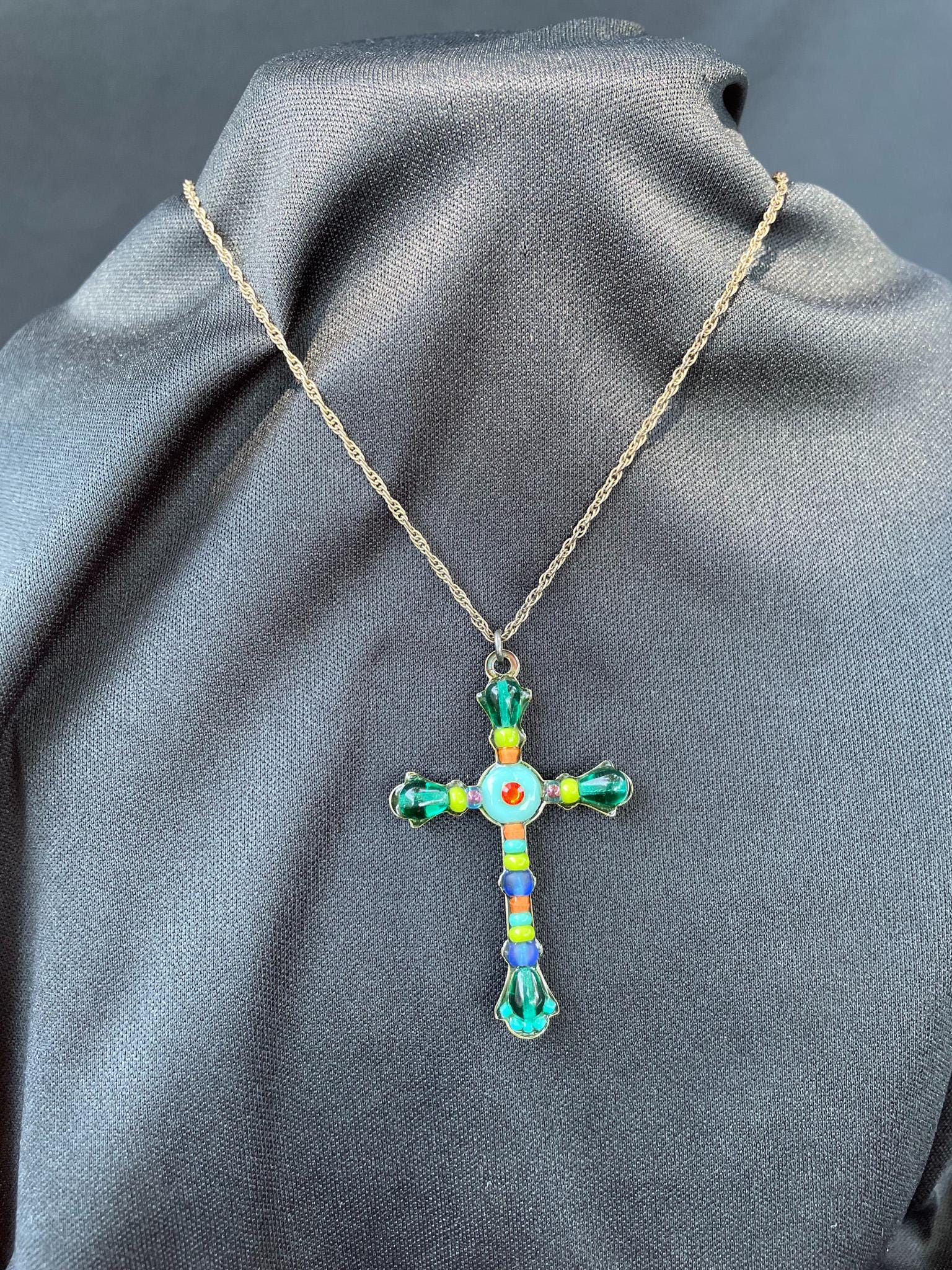 Ayala Bar Cross Necklace - Etsy