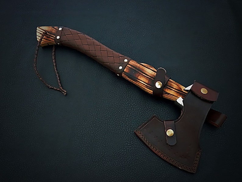 Custom Handmade Carbon Steel Beautiful 18 Russian Hunting Axe Hand ...