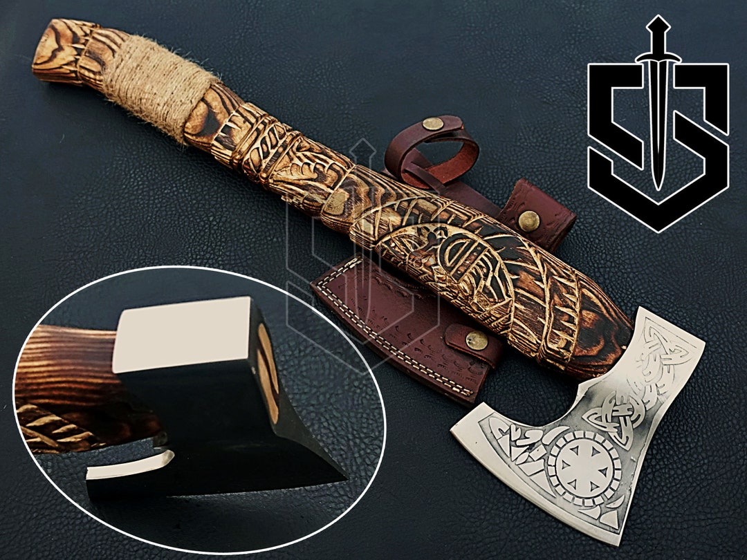 Custom Handmade Forged Steel Axe fully Handmade Axe Hand - Etsy
