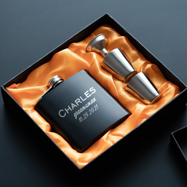 Personalized Flask - Etsy