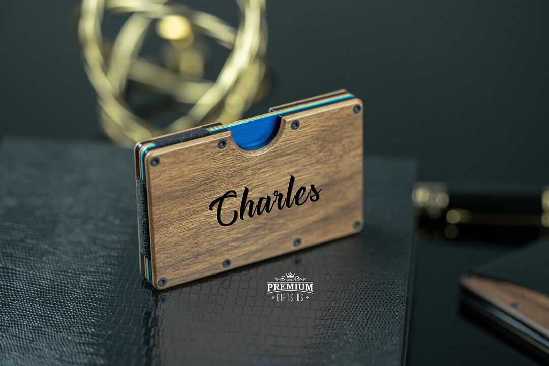 Slim Wallet Small Wallet Minimalist Wallet Personalized - Etsy