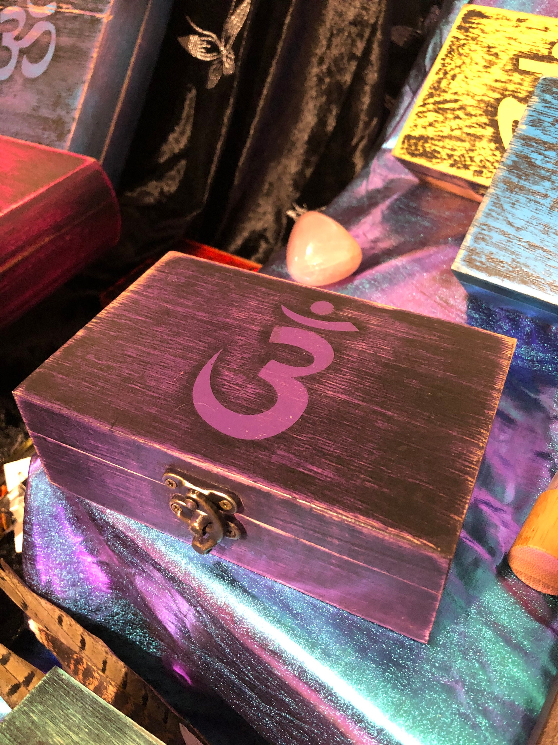 Chakra Box Crystal storage meditation tool | Etsy