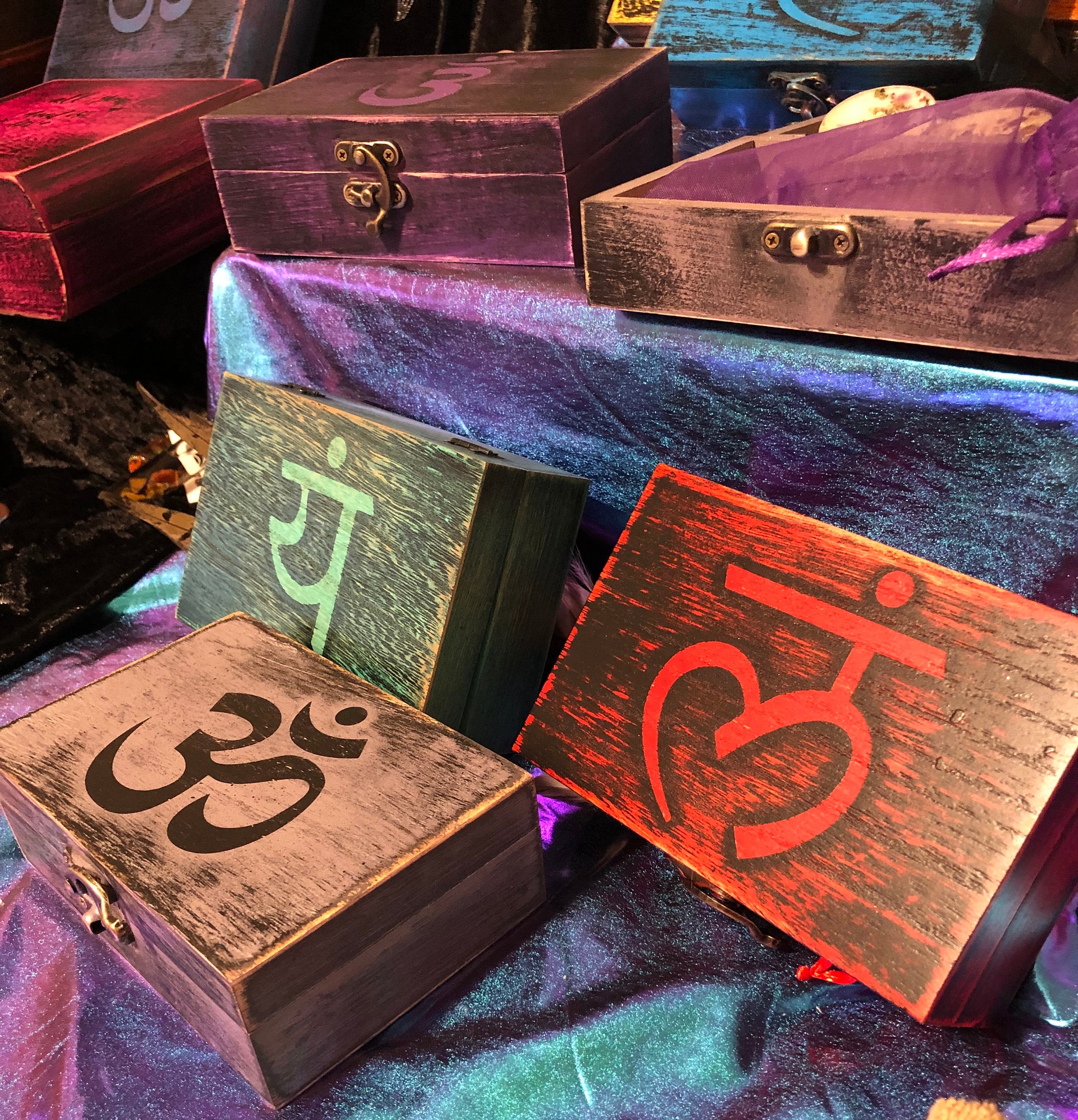 Chakra Box Crystal storage meditation tool | Etsy