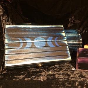 Moon Phase Apothecary Chest Box Jewel-tone Series Azurite Blue & Deep ...