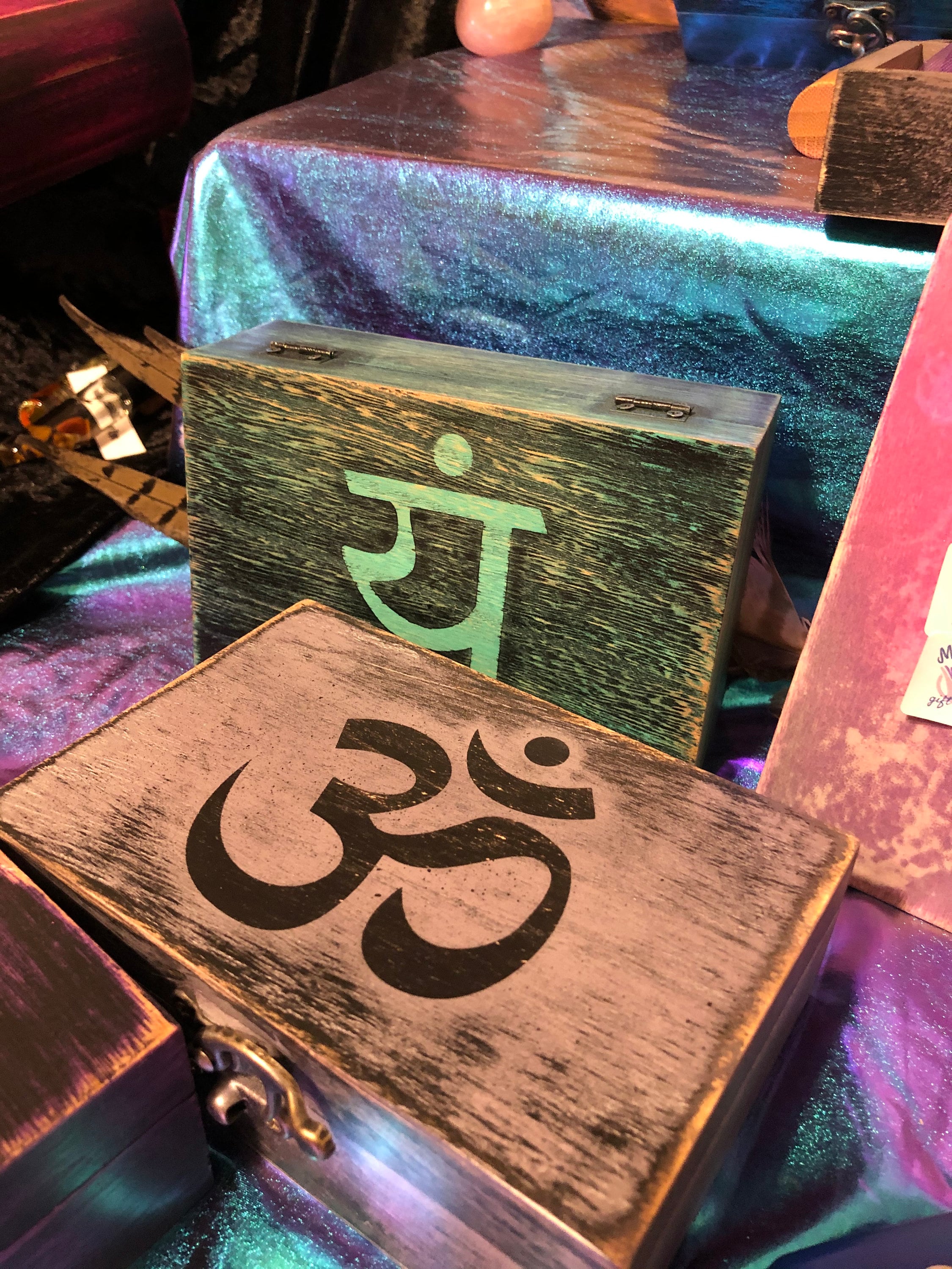 Chakra Box Crystal storage meditation tool | Etsy