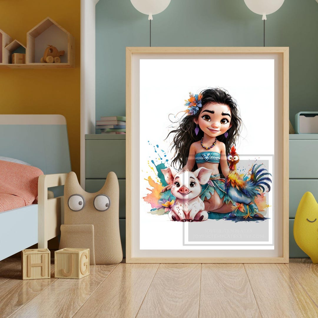 Moana Wall Art, Instant Digital Prints for Any Moana Fan It's the ...