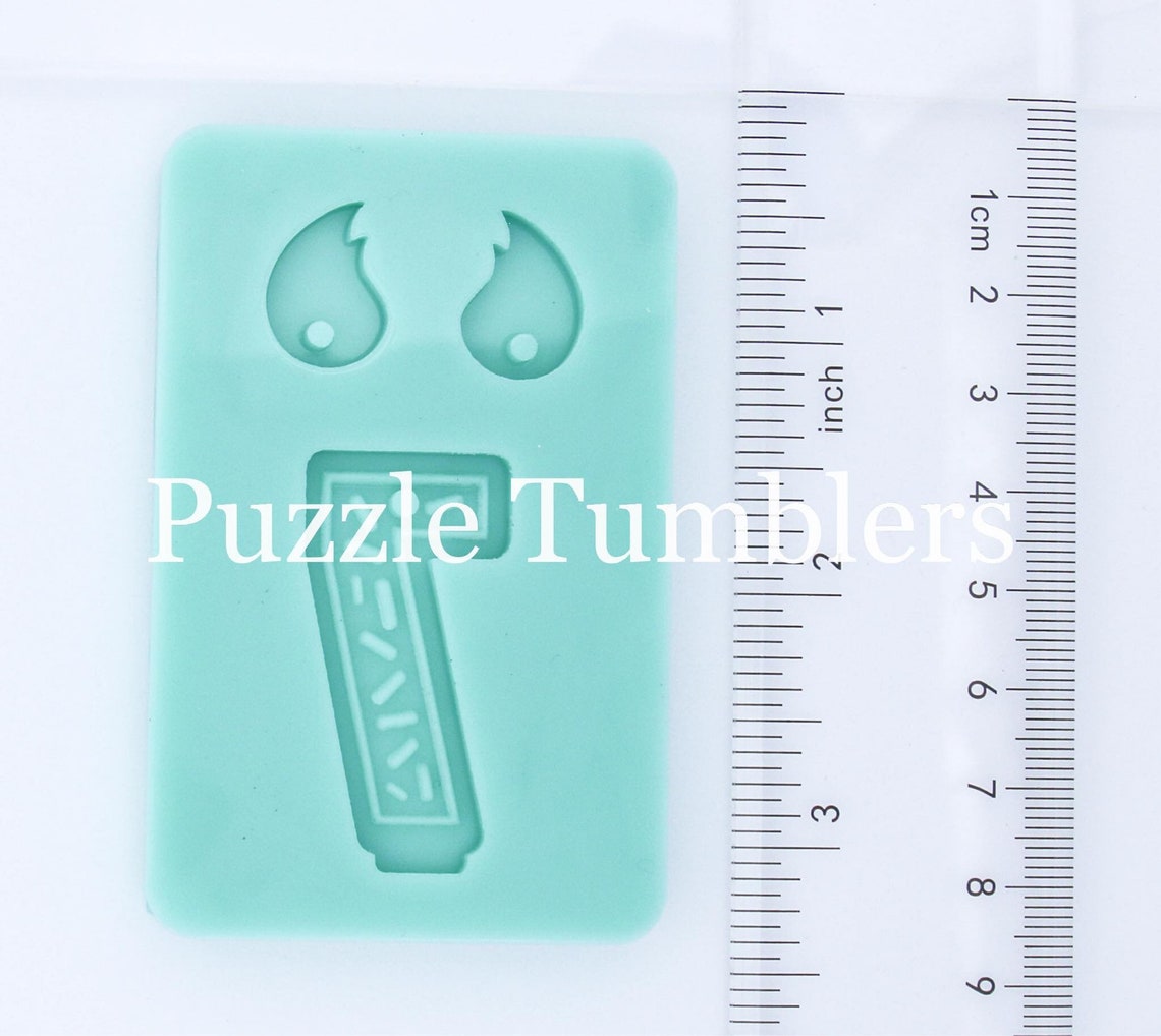 Custom Number 7 Birthday Candle With Sprinkles Earring Mold, Birthday ...