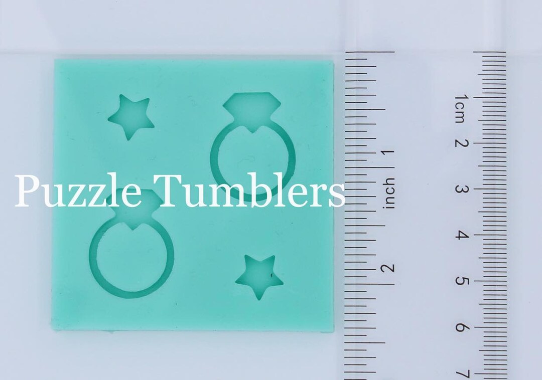 Custom Diamond Earring Mold, Diamond Ring Earring, Ring Earring Mold ...