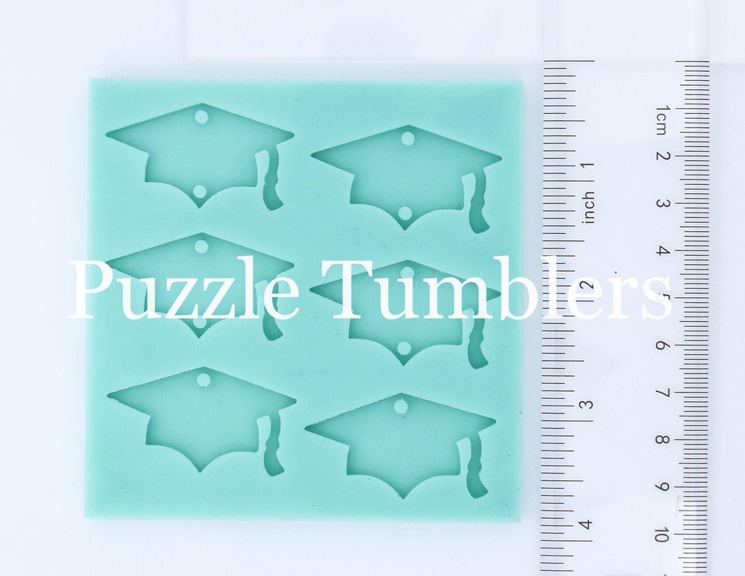 Custom Trio Graduation Cap Dangle Earring Mold, Graduation Earrings ...