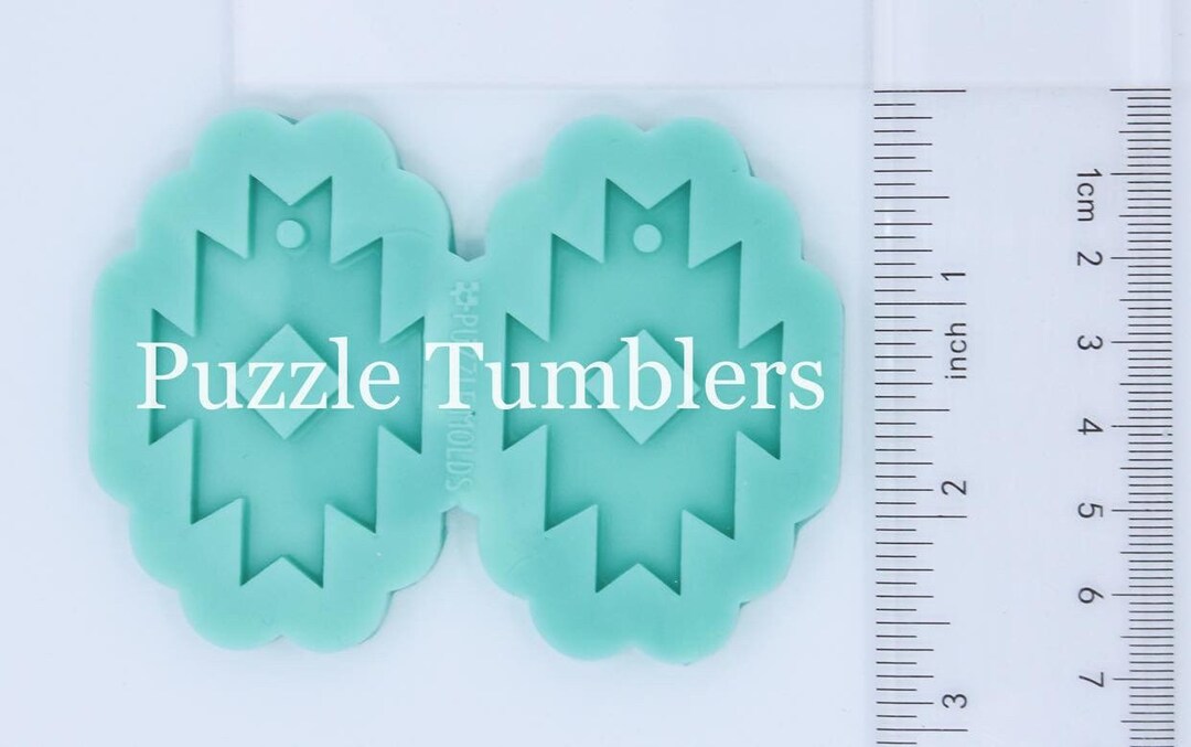 Custom Aztec Earring Mold, Aztec Resin Mold, Tribal Mold, Southwestern ...