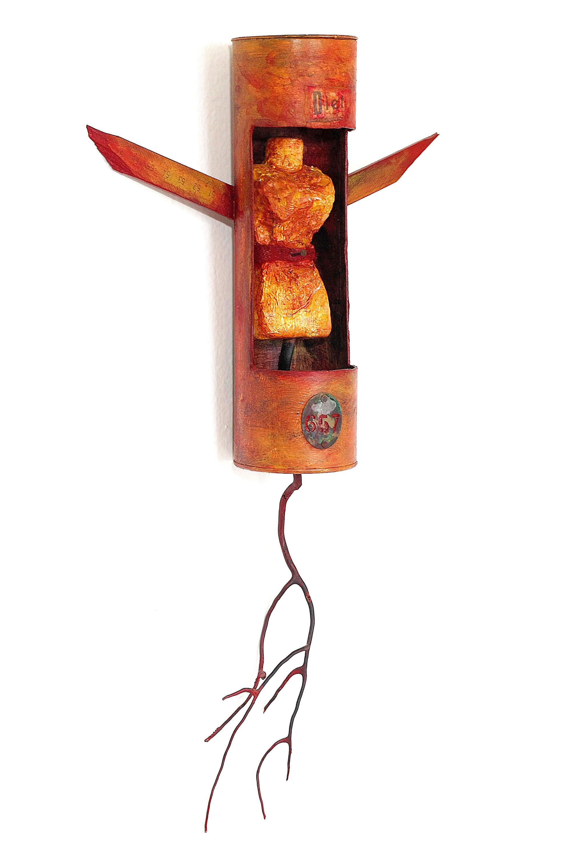 Assemblage Art Box, Shadow Box Art, Found Objects Artwork, Recycled ...