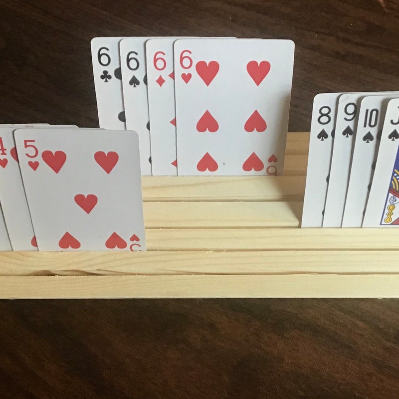 Game Card Rack Wood - Etsy
