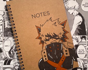 Anime Notebooks - Etsy