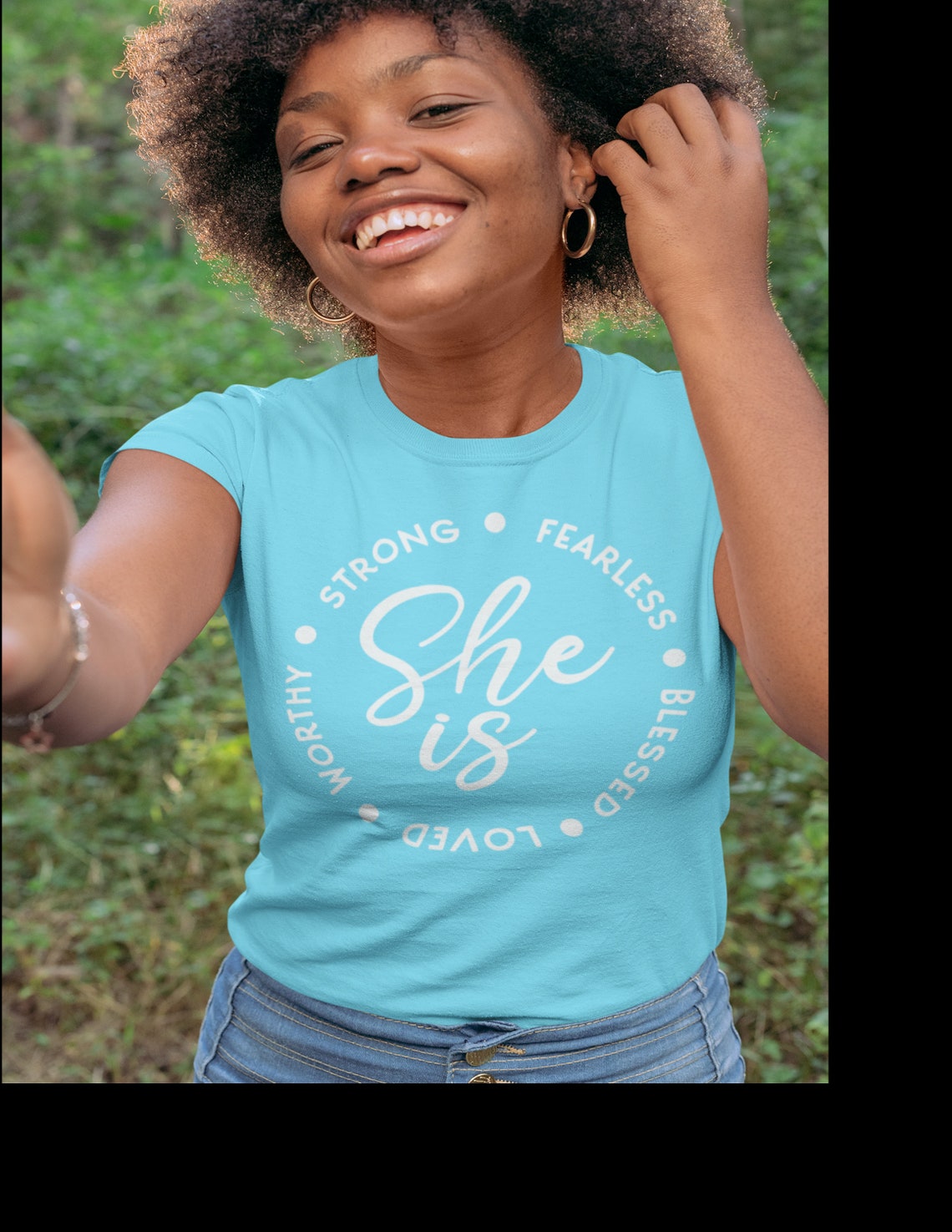 She Is.. Worthy Fearless Blessed Strong Loved Digital | Etsy