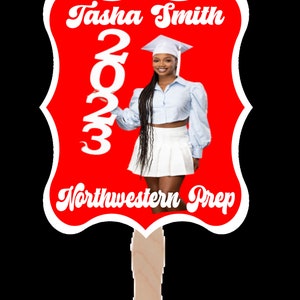 Graduation Fans | Custom Fan | Hand Fan | Wedding Favor | Graduation ...